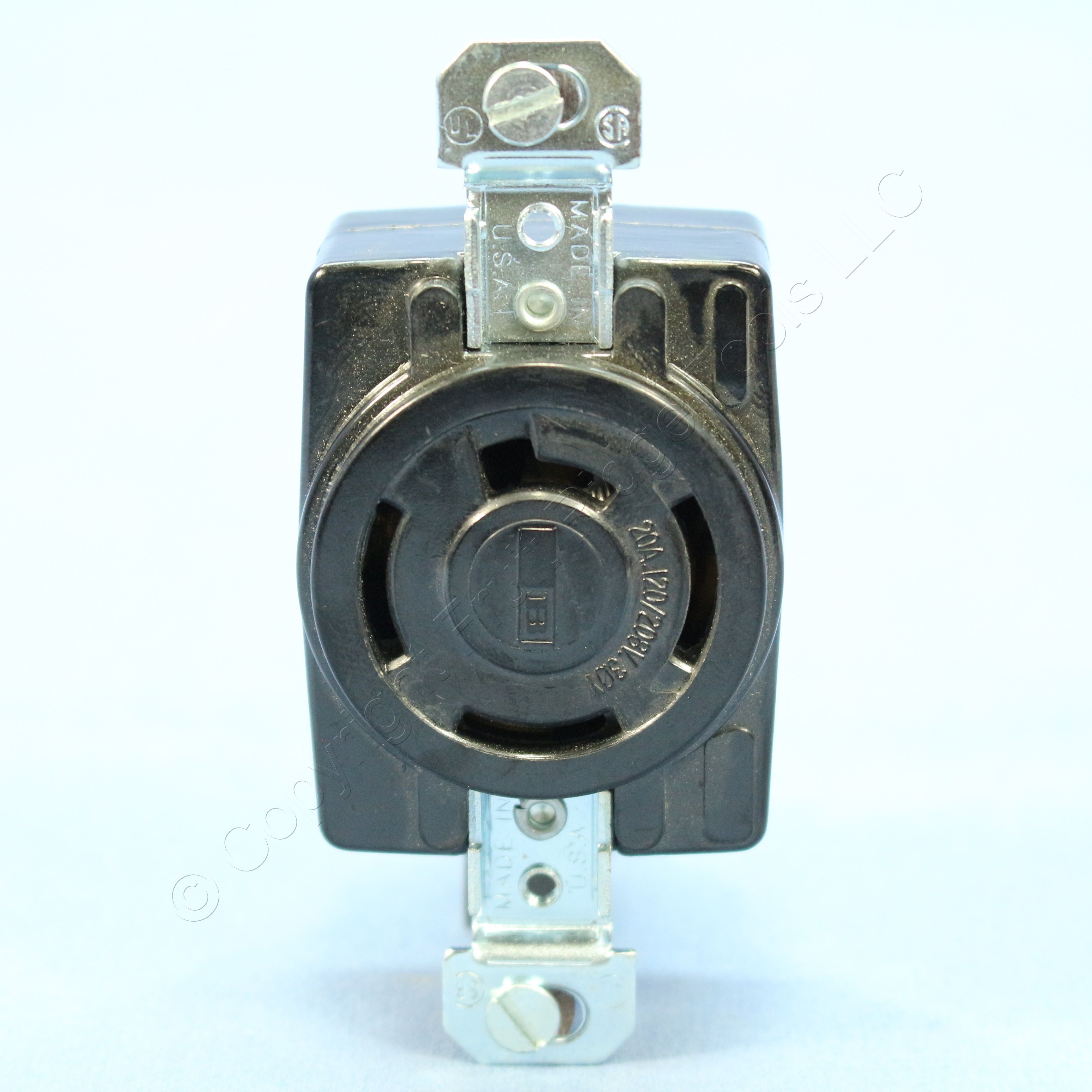 Hubbell Bryant Non NEMA Locking Receptacle Outlet 20A 120 208V 3PH Y